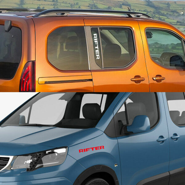 Car Line Letter Stickers For Peugeot Rifter Accessories Camper Van GT ...